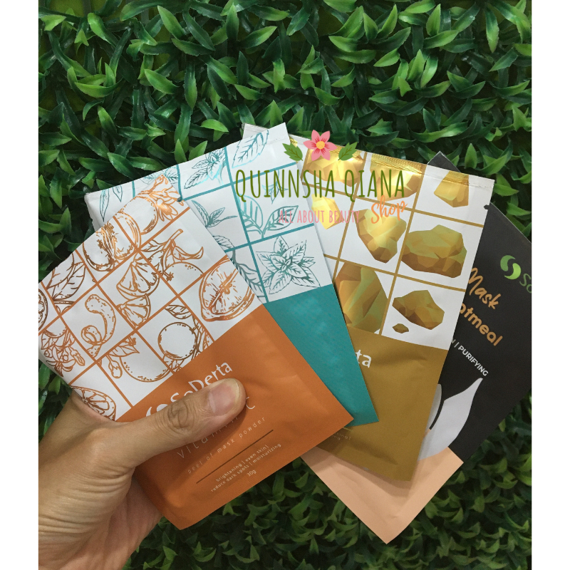 Jual SACHET 30GR SODERTA PEEL OFF MASK 30GR kemasan Sachet Masker Wajah ...