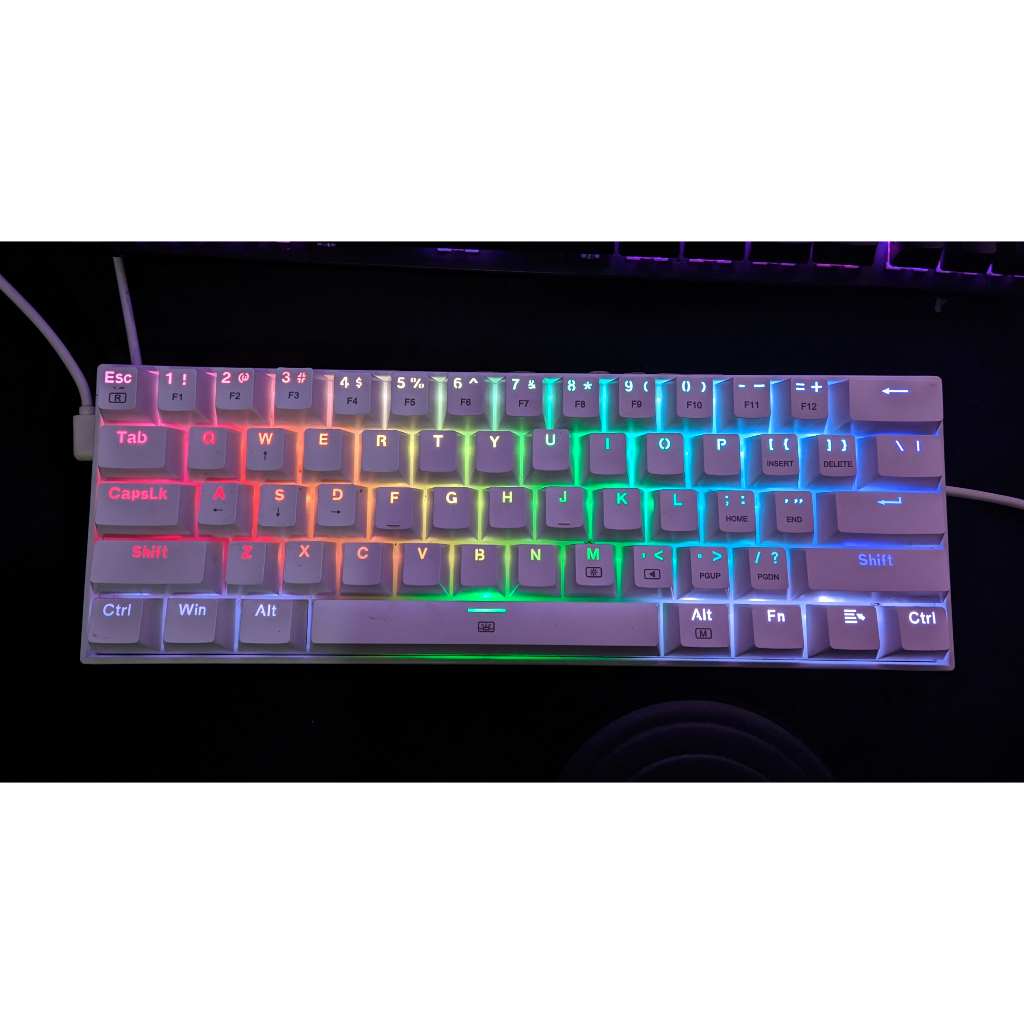 Jual [Second] Redragon Mechanical Gaming Keyboard RGB DRAGONBORN WHITE ...