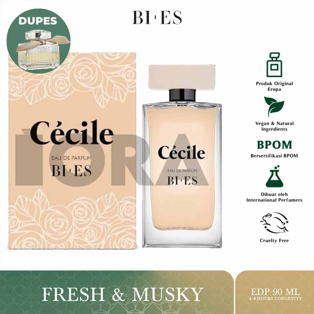 Jual BIES BI ES Cecile 90ml Eau De Parfum - Parfum Original | Shopee ...