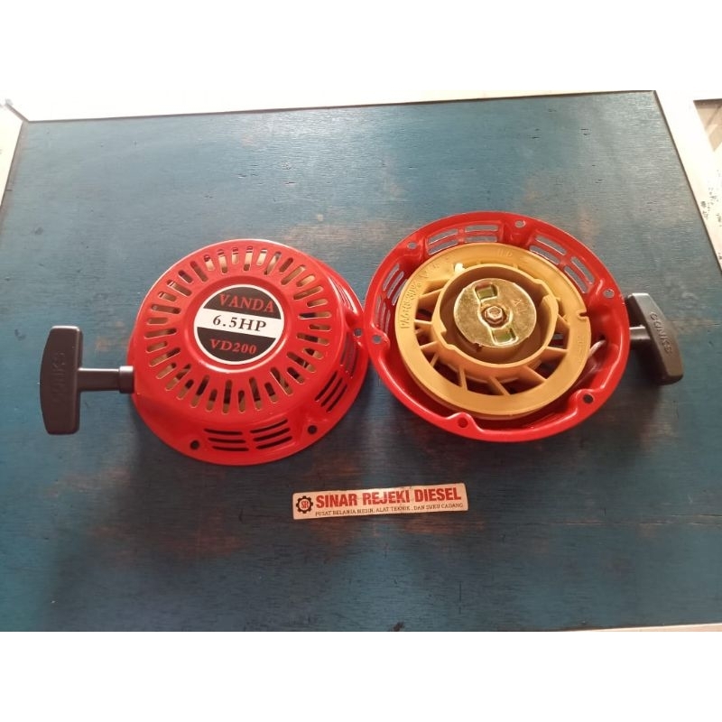 Jual Recoil Starter Assy Tarikan Engkol Mesin GX160 GX200 GX 160 200 Model Besi Saichi | Shopee ...