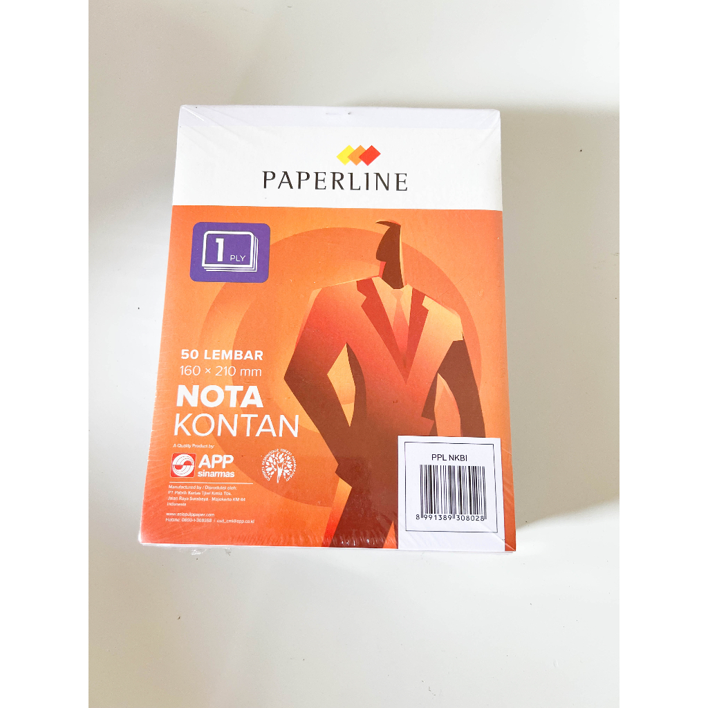 Jual Nota Kontan PAPERLINE 1 Rangkap Besar 1 Ply | Shopee Indonesia