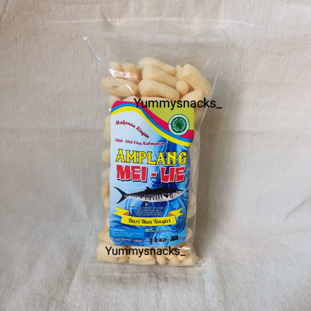 Jual Amplang Meilie, Kerupuk Krupuk Ikan Tenggiri Mei Lie Oleh2 Khas ...