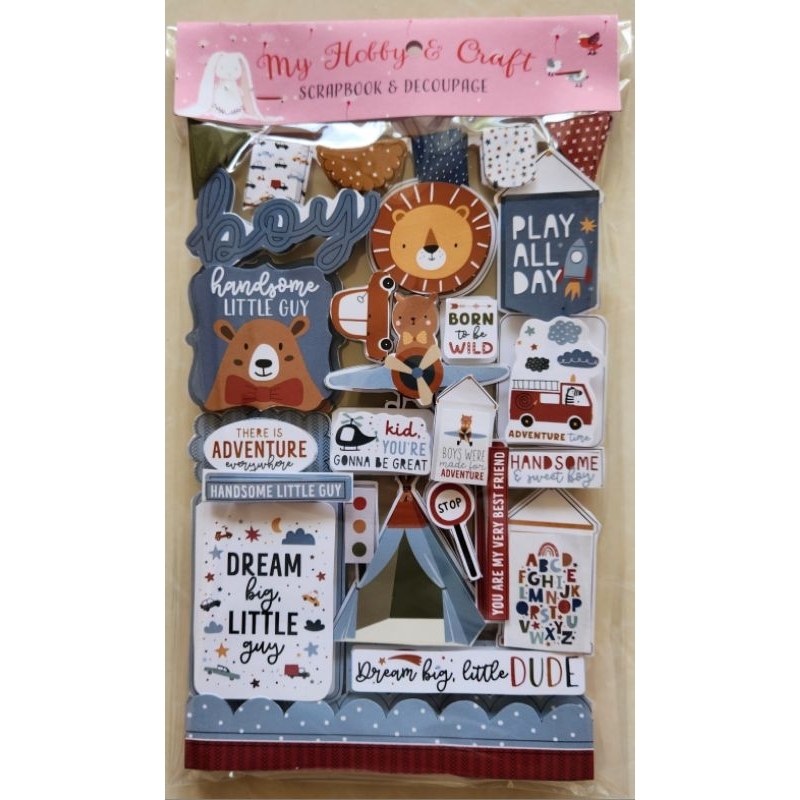 Jual Sticker 3d Scrapbook "Hello Cute Boy" | Shopee Indonesia