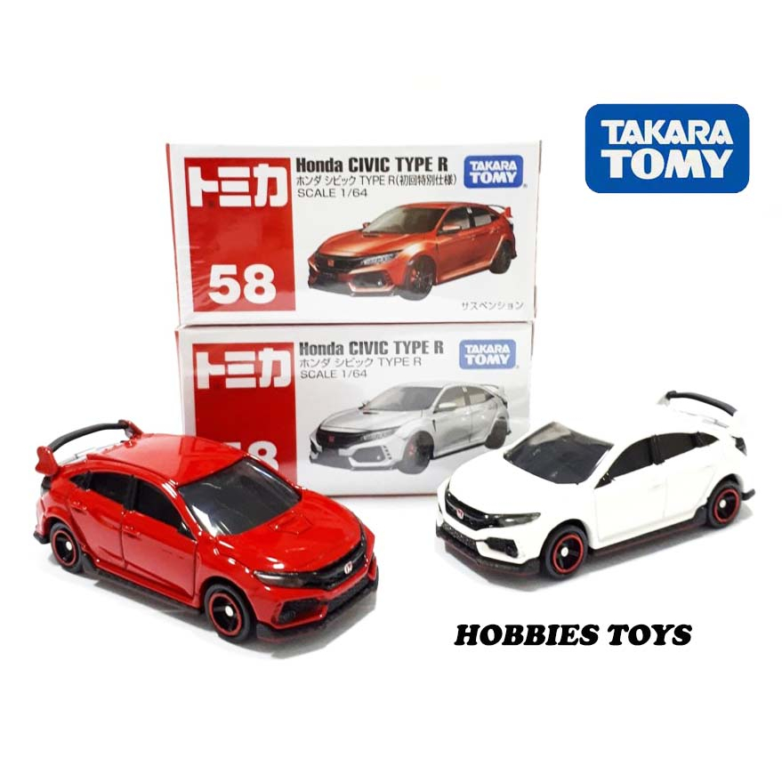 Jual Tomica Takara Tomy No. 58 Honda Civic Type R FK8 Segel ORI murah ...
