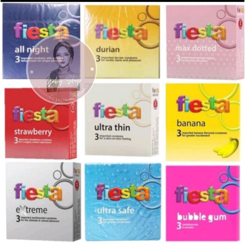 Jual KONDOM PELINDUNG FIESTA ULTRA SAFE/DOTTED ISI 3 | Shopee Indonesia