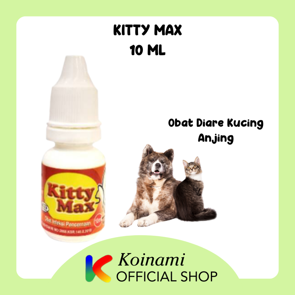 Jual KITTY MAX OBAT DIARE KUCING ANJING / KITTEN PUPPY / obat MENCRET ...