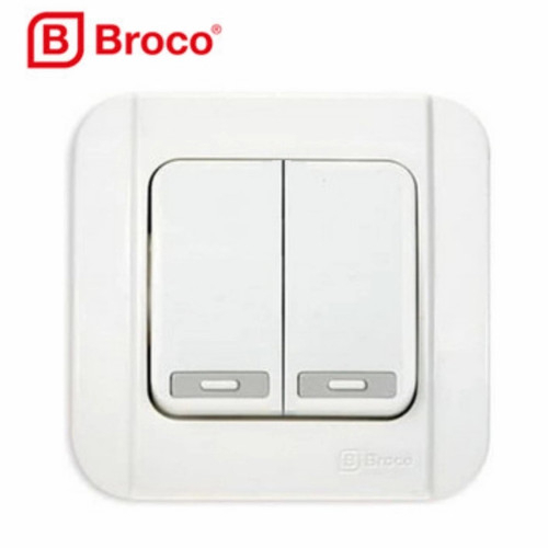 Jual BROCO SAKLAR DOUBLE SWITCH GALLEO | Shopee Indonesia