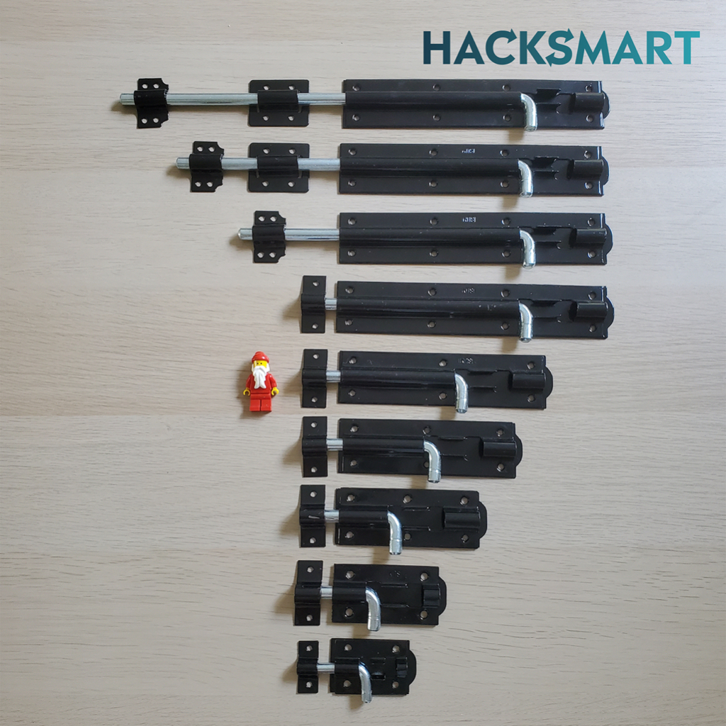 Jual ISUMI Grendel Hitam Ukuran Besar Double Plat Slot Pintu Selot ...