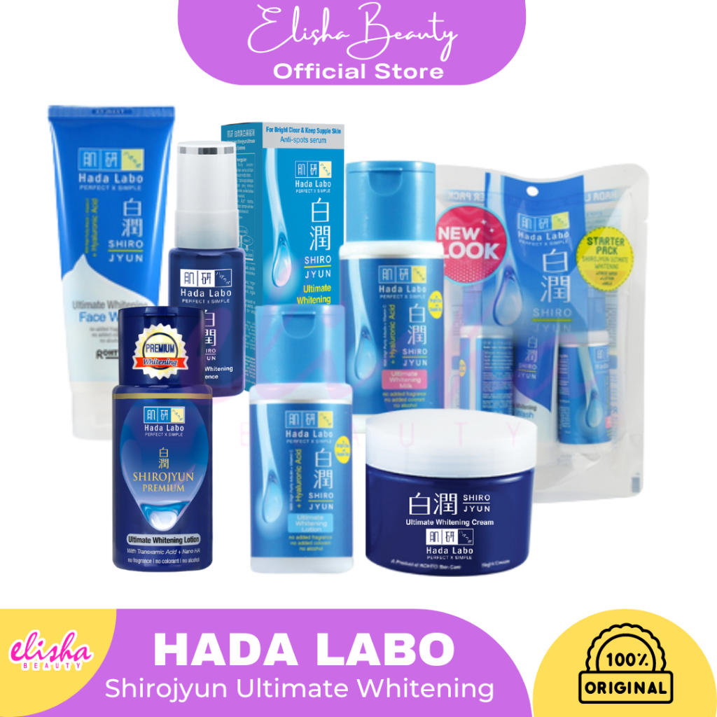Jual HADA LABO SHIROJYUN ULTIMATE WHITENING SERIES | Shopee Indonesia