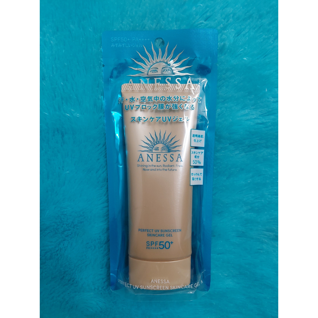 Jual Anessa - Perfect UV Sunscreen Skincare Gel SPF 50+ PA++++ 90gr | Shopee Indonesia