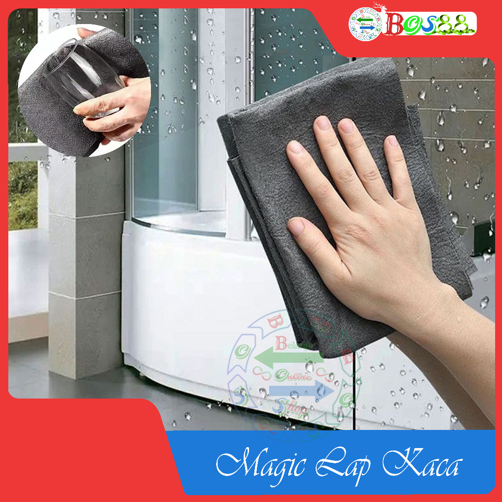 Jual Kain Lap Kaca Magic Tanpa Bekas Air | Shopee Indonesia