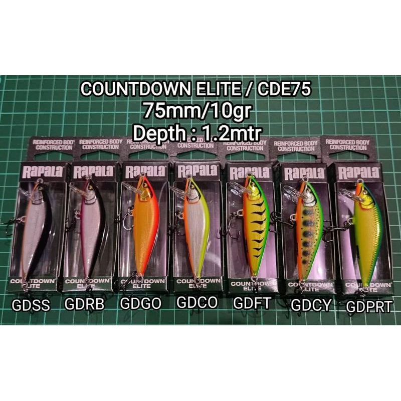 Jual Rapala Countdown elit 75 Original | Shopee Indonesia