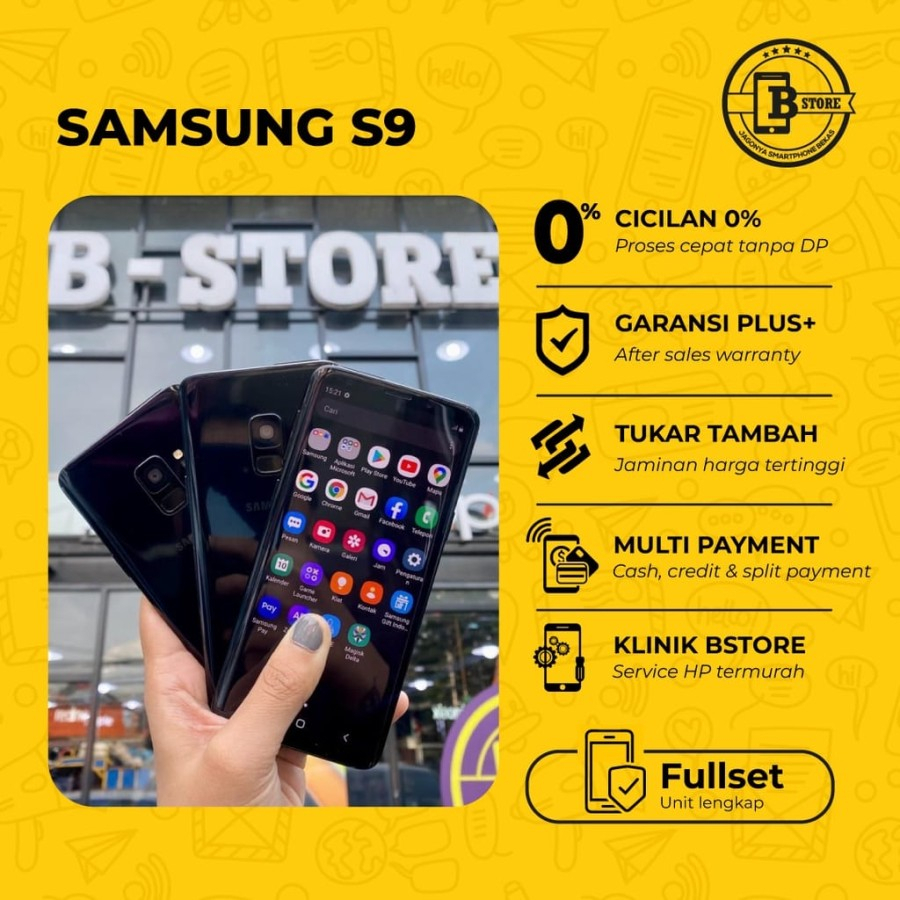 Jual Samsung S9 64 GB - RAM 4 GB - Mulus - Fullset - COD Surabaya | Shopee Indonesia