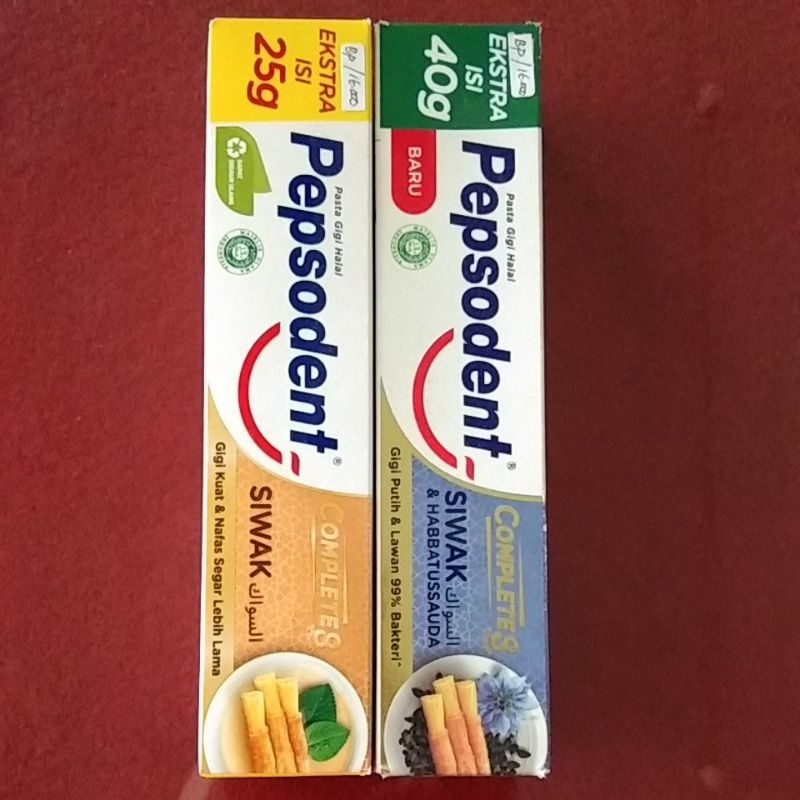 Jual Odol pepsodent siwak complete 8 150+25g dan 150+40g | Shopee Indonesia