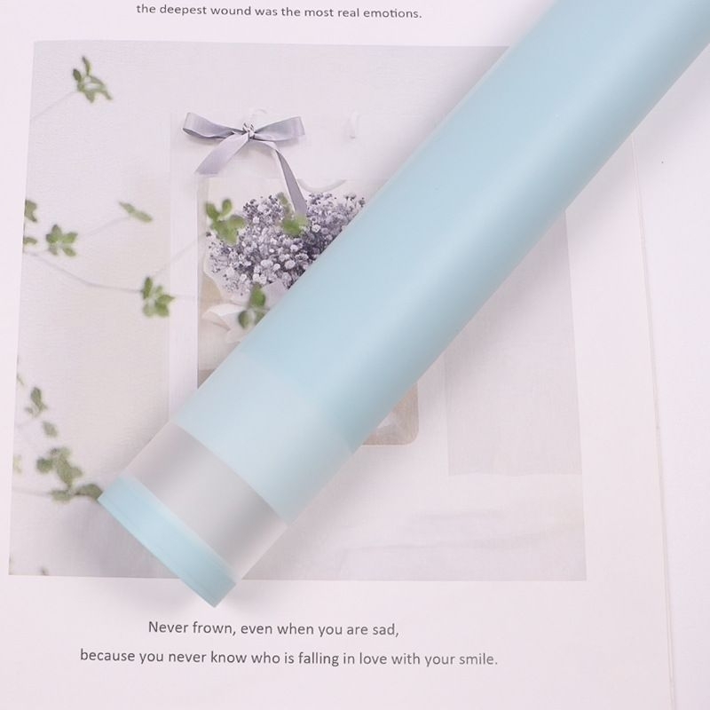 Jual wrapping paper matte film two tone/ cellophane bucket bunga ...