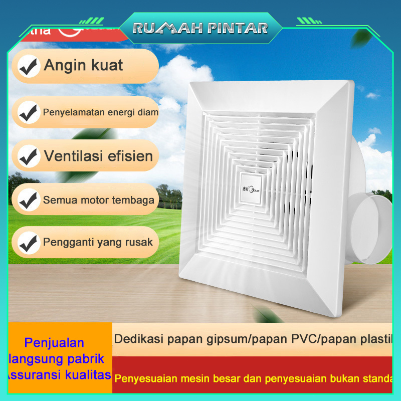 Jual Exhaust Fan Ceiling Plafon 8/10/12 inch Harga Terbaik10inci ...