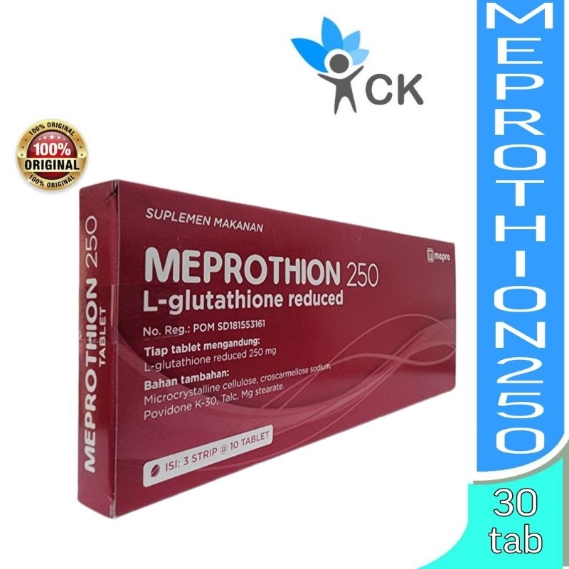 Jual MEPROTHION 250 MG BOX ISI 30 the secret of young beauty | Shopee ...