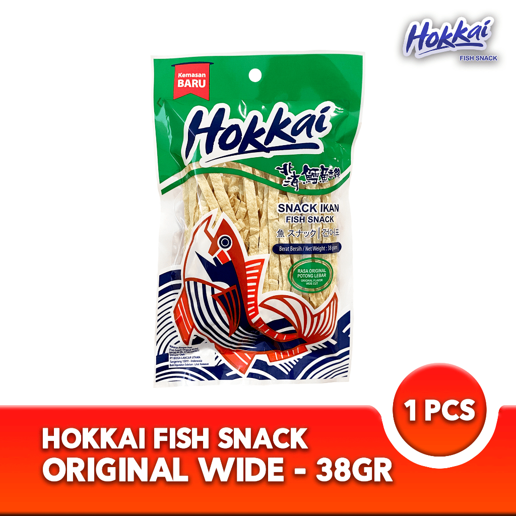 Jual Hokkai Fish Snack Original Wide 38 Gram | Shopee Indonesia