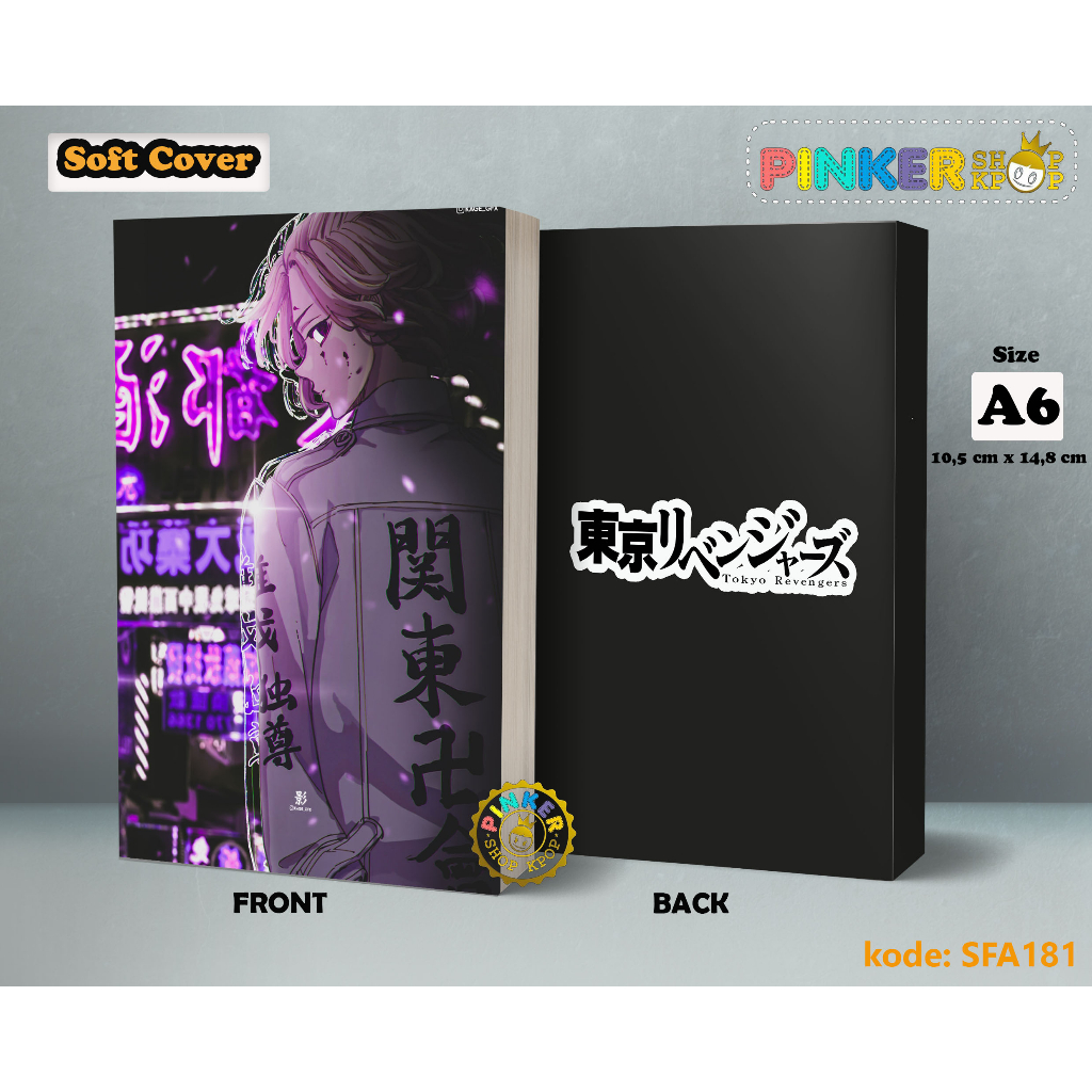 Jual (SFA181) Pocket Note Anime Tokyo Revengers Mikey Manjiro 3 ...