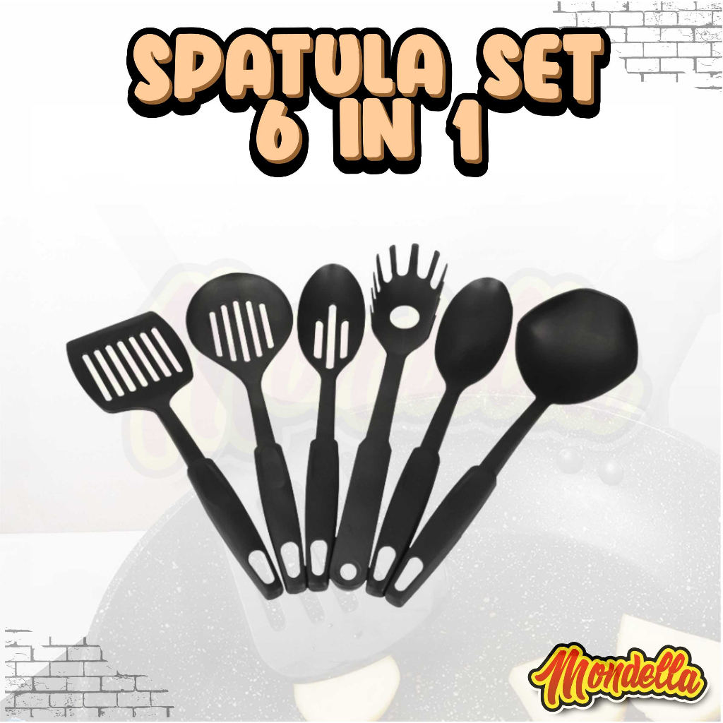 Jual Spatula Set 6 Pcs Spatula 6 In 1 Sodet Sepatula Sutil Saringan ...