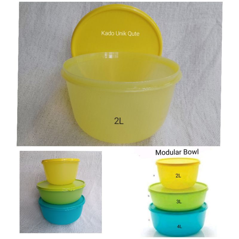 Jual Modular Bowl 2L plastik lebih tebal | Shopee Indonesia