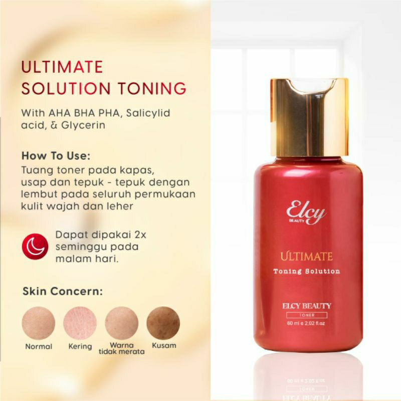 Jual ECER TONER ELCY BEAUTY BPOM LC BEAUTY | Shopee Indonesia