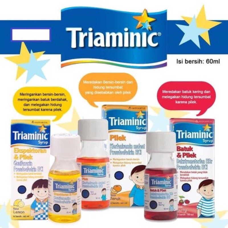 Jual ORIGINAL Triaminic Syrup 60ml - Batuk, Pilek & Ekspektoran Obat ...