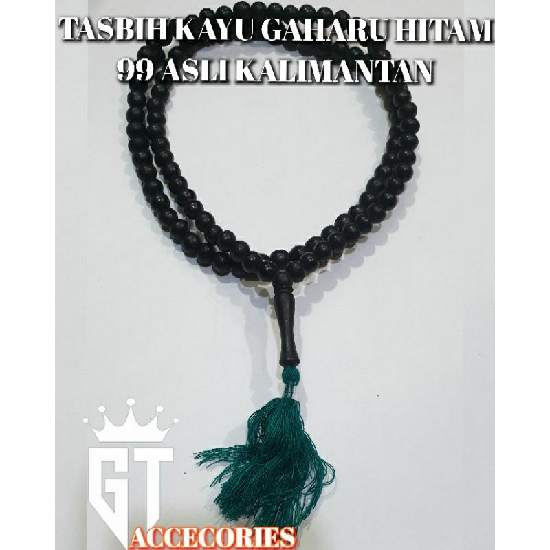 Jual TASBIH KAYU GAHARU HITAM 99 ASLI KALIMANTAN | Shopee Indonesia
