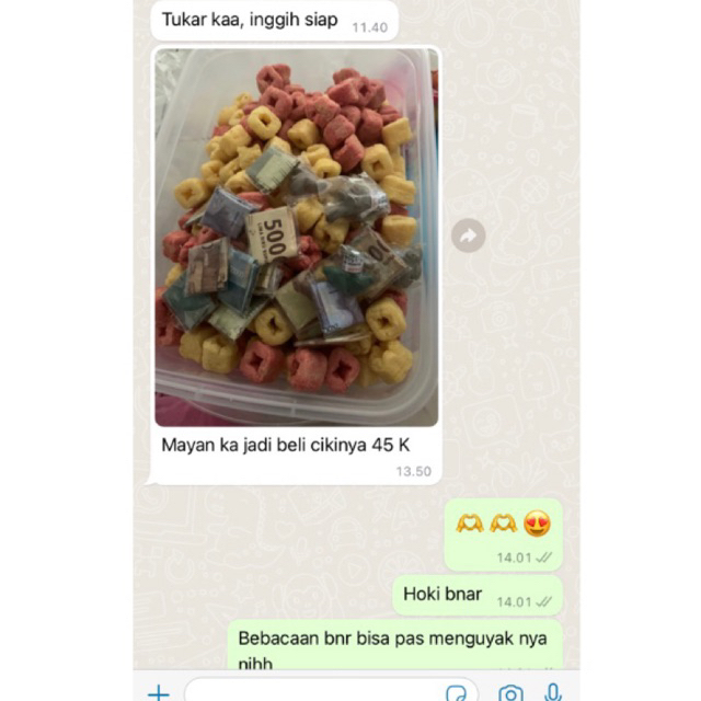 Jual SNACK UNDU VIRAL UJAN DUIT | Shopee Indonesia