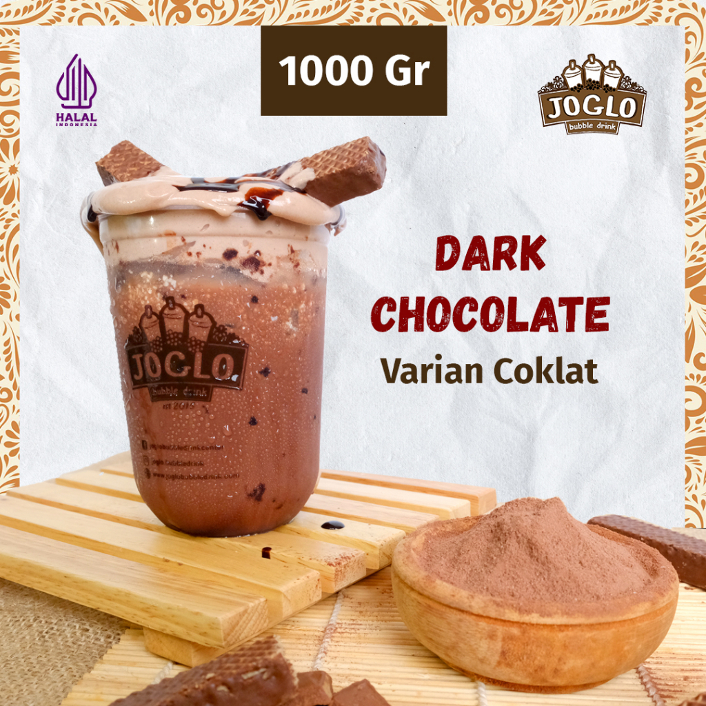 Jual BUBUK MINUMAN DARK CHOCOLATE 1KG | DARK CHOCOLATE POWDER 1KG ...
