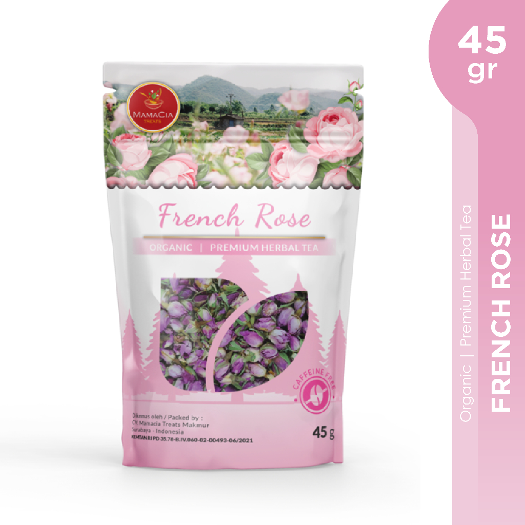Jual Mamacia Treats Teh Bunga French Rose Flower Tea (Exclusive Pack ...
