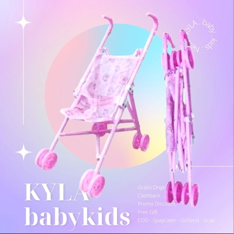 Jual MAINAN STROLLER BONEKA BAYI TROLLEY BAYI TROLI STROLER KERETA ...