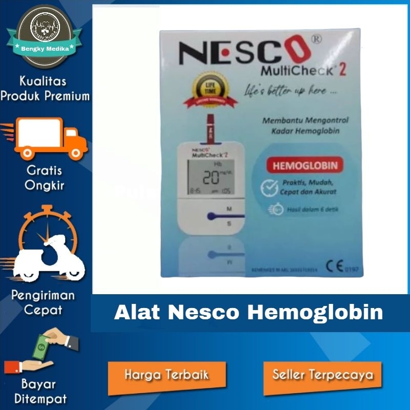 Jual Alat Nesco Hemoglobin Alat Hemoglobin Cek HB Alat Test HB | Shopee ...
