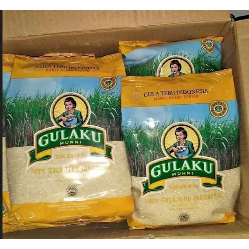 Jual gula pasir gulaku kuning 1 kg | Shopee Indonesia