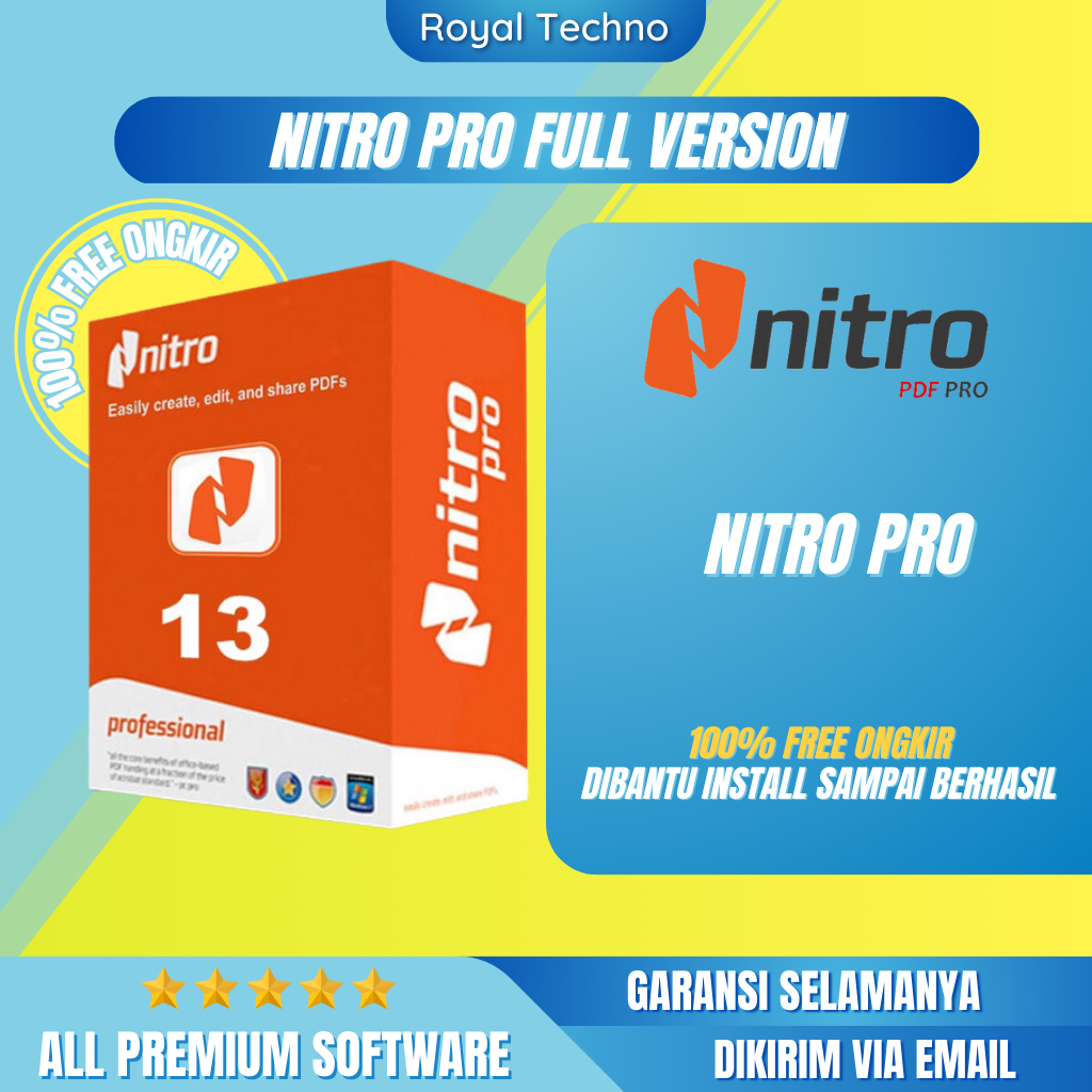 Jual Nitro Pro 13 PDF Edisi Terbaru Edit PDF Full Version | Shopee ...