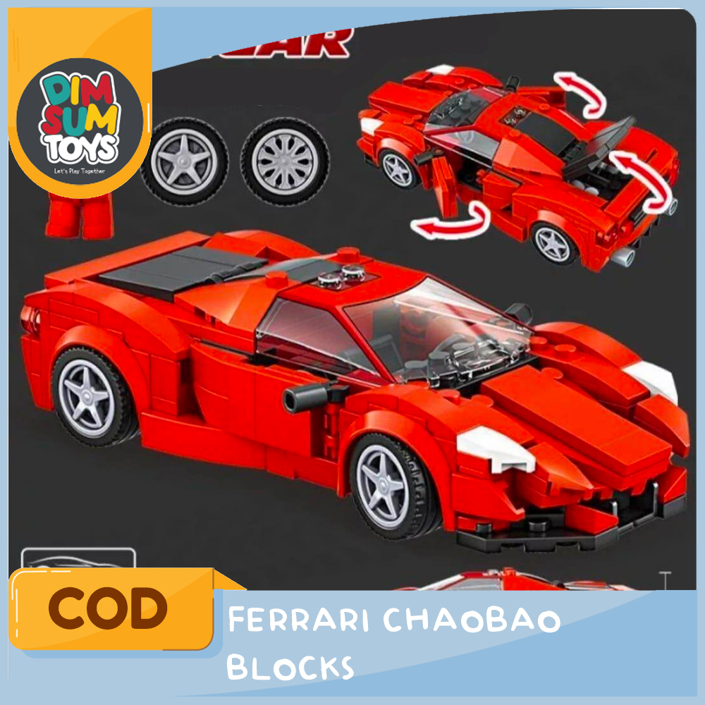 Jual Mainan Susun Balok Bricks Racing Car Chaobao Fast & Car Blocks ...