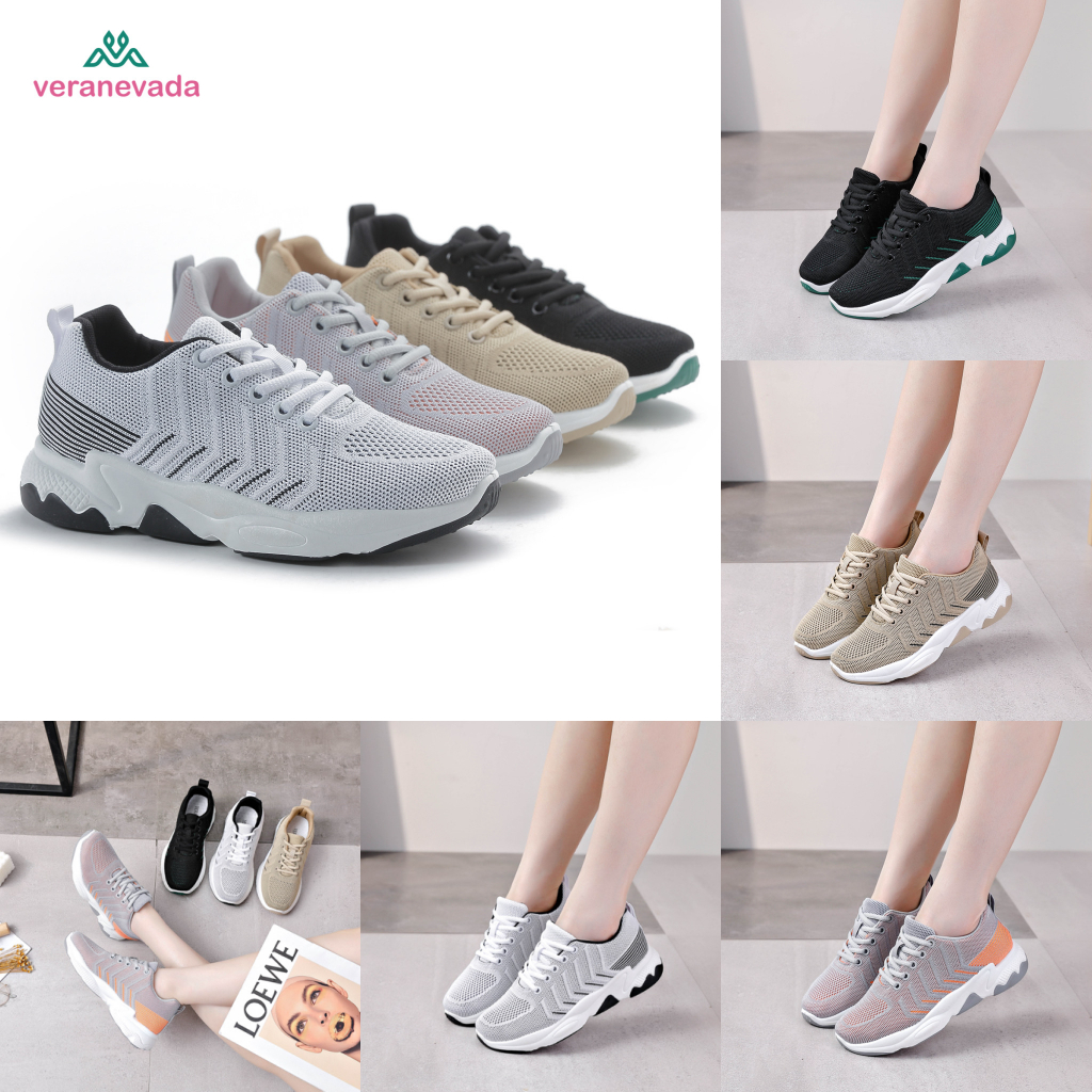Jual Vera Nevada Sepatu Sneakers Wanita Sport Shoes A48 | Shopee Indonesia