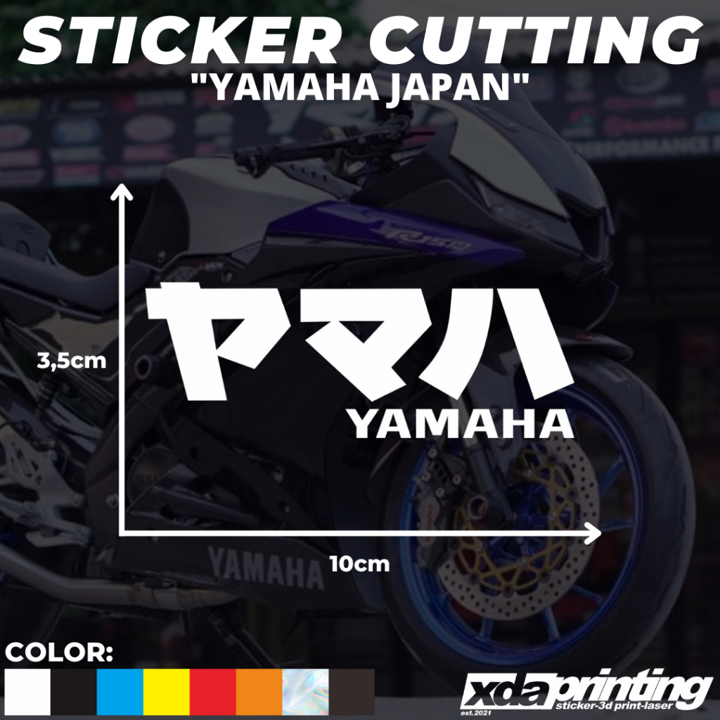Jual STIKER/STICKER CUTTING YAMAHA KANJI JEPANG JAPAN | Shopee Indonesia