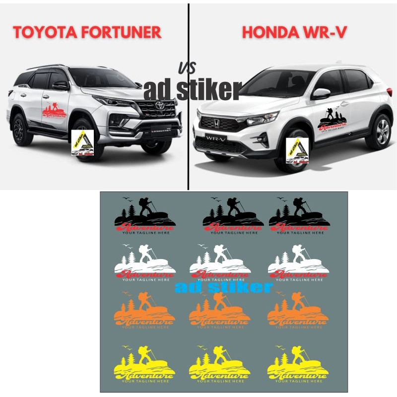 Jual STIKER MOBIL STIKER PINTU MOBIL ALL TYPE MOBIL BISA CUSTOM STICKER ...