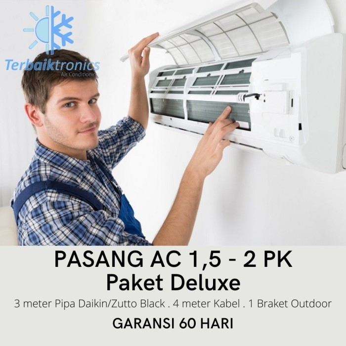 Jual Paket Pemasangan AC 1,5 PK - 2 PK Pipa Deluxe ( 3 Meter ) | Shopee ...