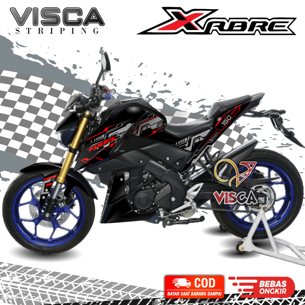 Jual Decal XABRE - Stiker XABRE - Dekal XABRE Full Body - Striping ...