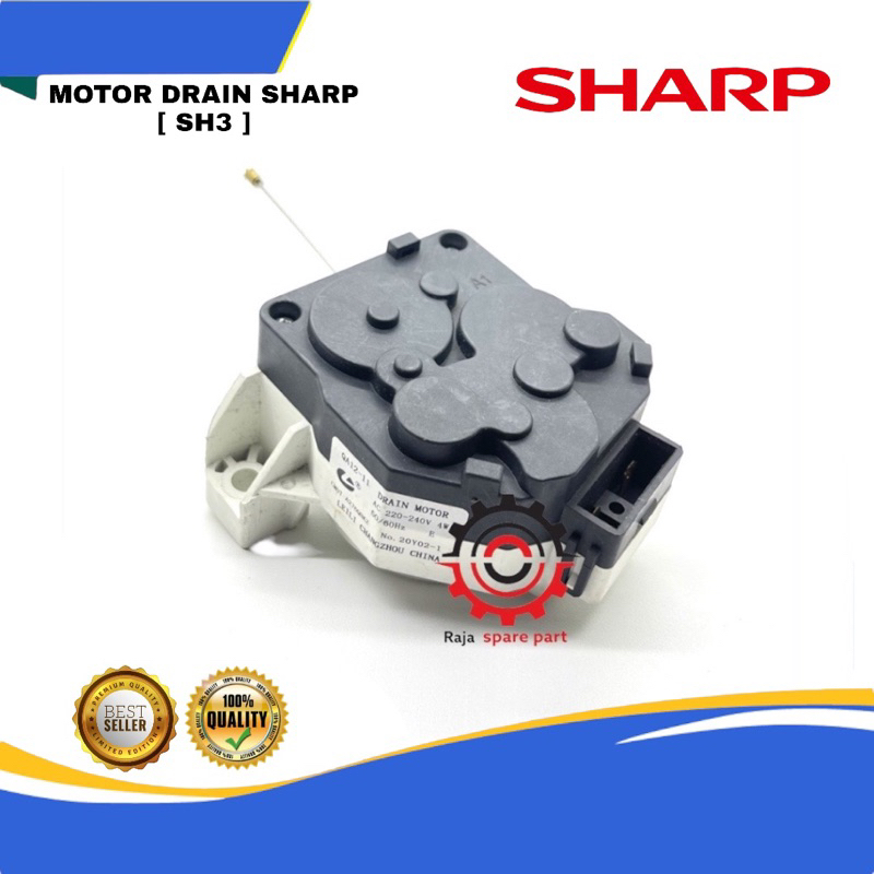 Jual MOTOR DRAIN MESIN CUCI SHARP QA12-11 | DRAIN MOTOR RESPOUND SWITCH ...