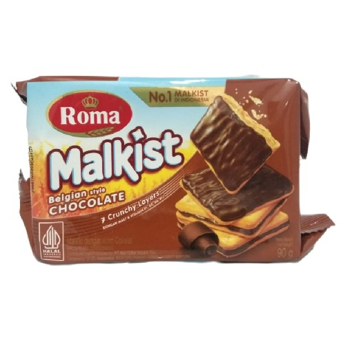Jual ROMA MALKIST B.STYLE COKELAT 90GR | Shopee Indonesia