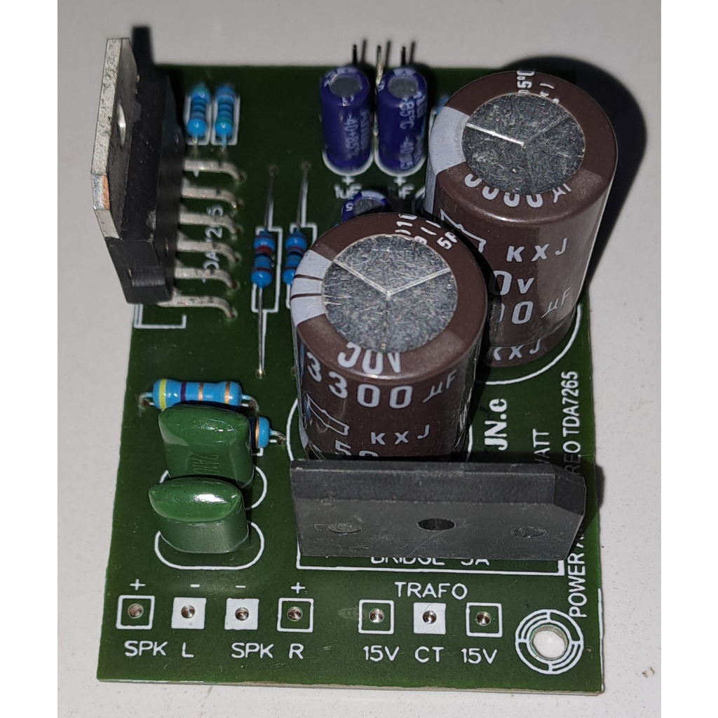 Jual KIT POWER AMPLI STEREO TDA7265 ST | Shopee Indonesia