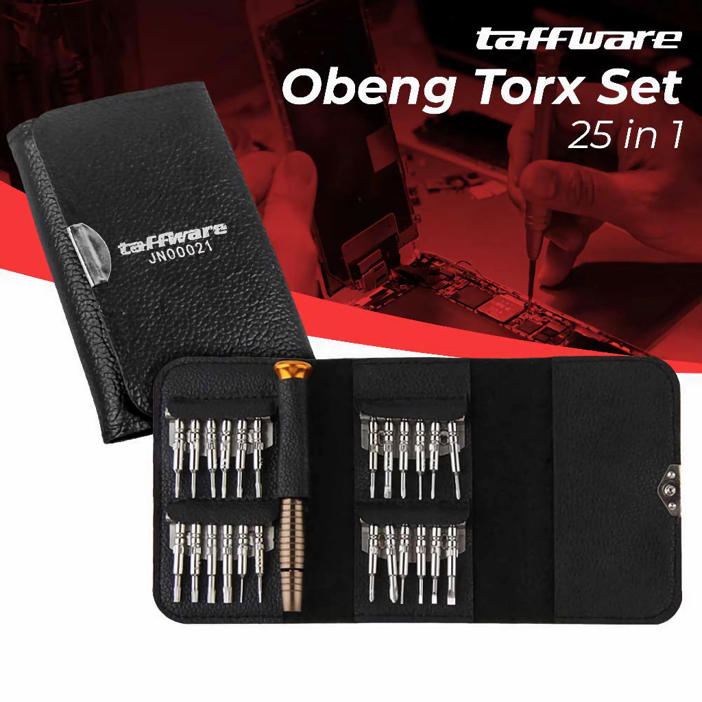 Jual APEN 25pcs Obeng Reparasi Smartphone Torx Set 25 in 1 - JN21 | Shopee Indonesia