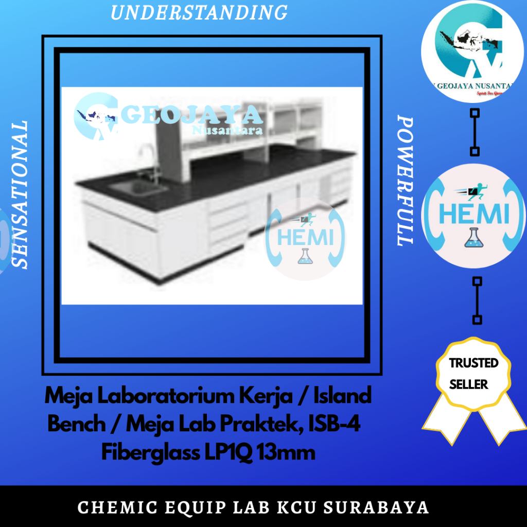 Jual Meja Laboratorium Kerja / Island Bench / Meja Lab Praktek, ISB-4 ...