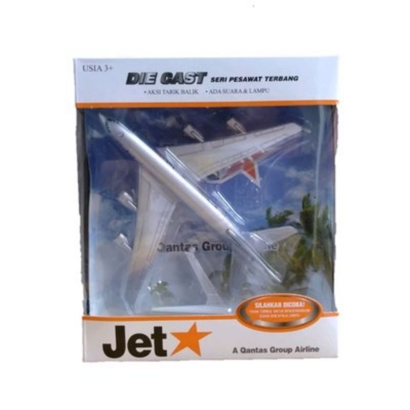 Jual Diecast Pesawat Jet Star - Mainan Pesawat Jet Star A380-22 ...
