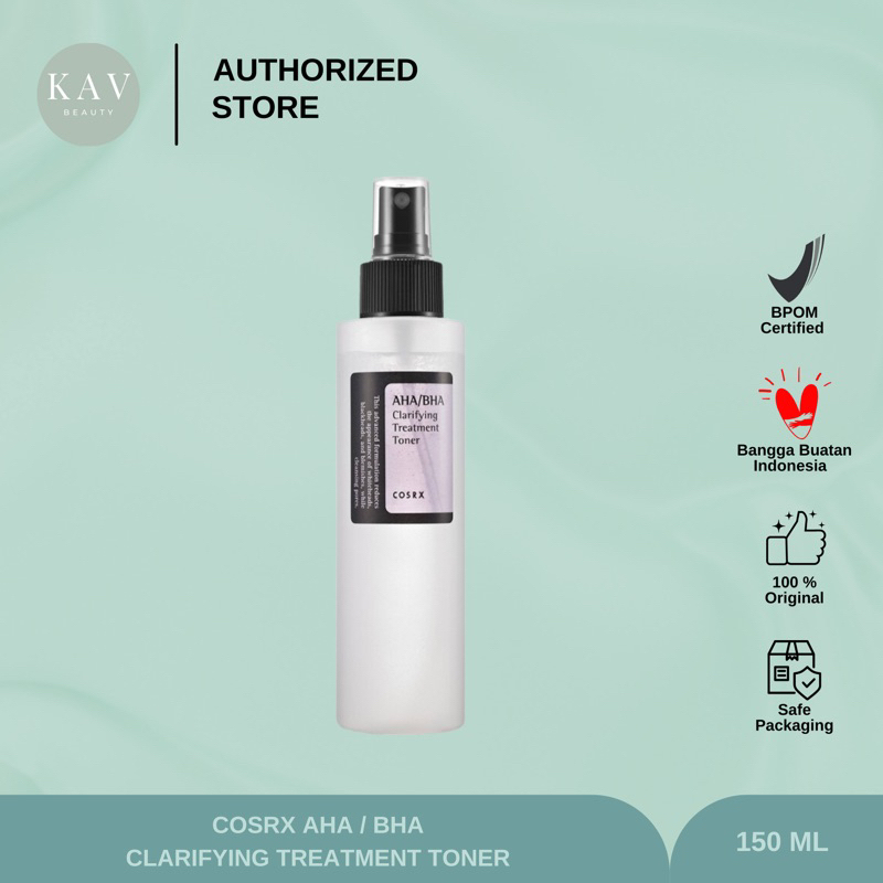 Jual COSRX AHA BHA Clarifying Treatment Toner 150ML / Toner Eksfoliasi | Shopee Indonesia