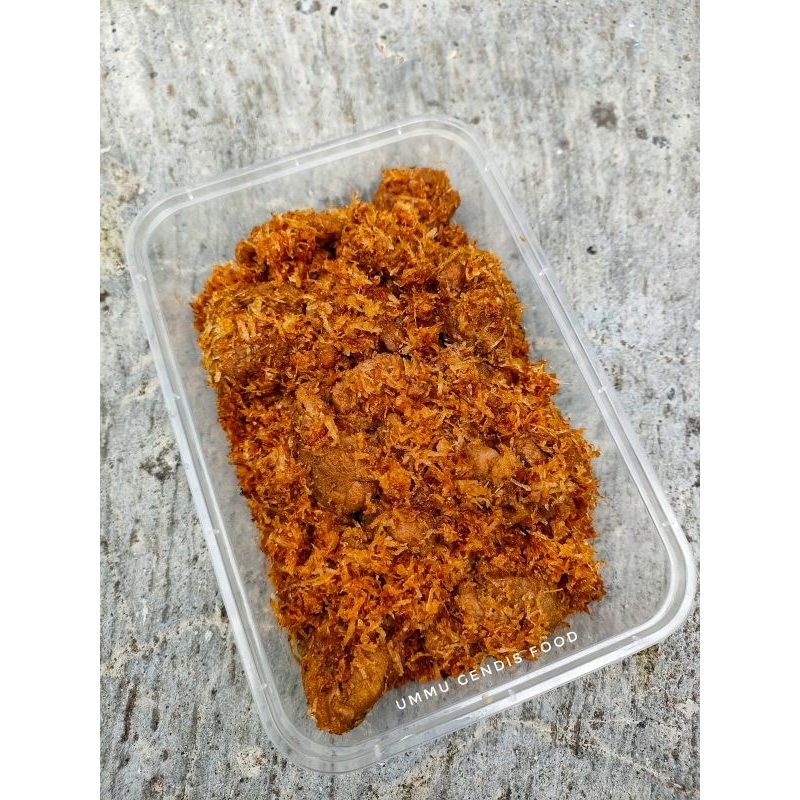 Jual Serundeng Daging (dendeng ragi) 200gr Frozen food | Shopee Indonesia