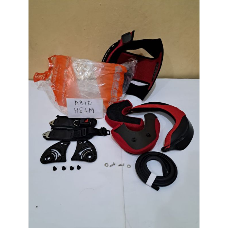 Jual Paket komplit busa helm kyt dj maru dan kaca visor warna bening ...